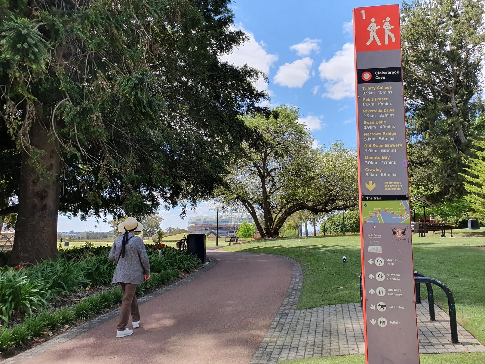 Swan River Walk - Optus Stadium to Claisebrook Cove - Seniors / Over 55 ...